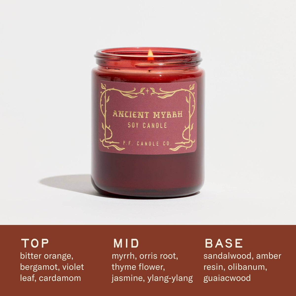 Ancient Myrrh– Standard Candle – Stonefruit Botanical