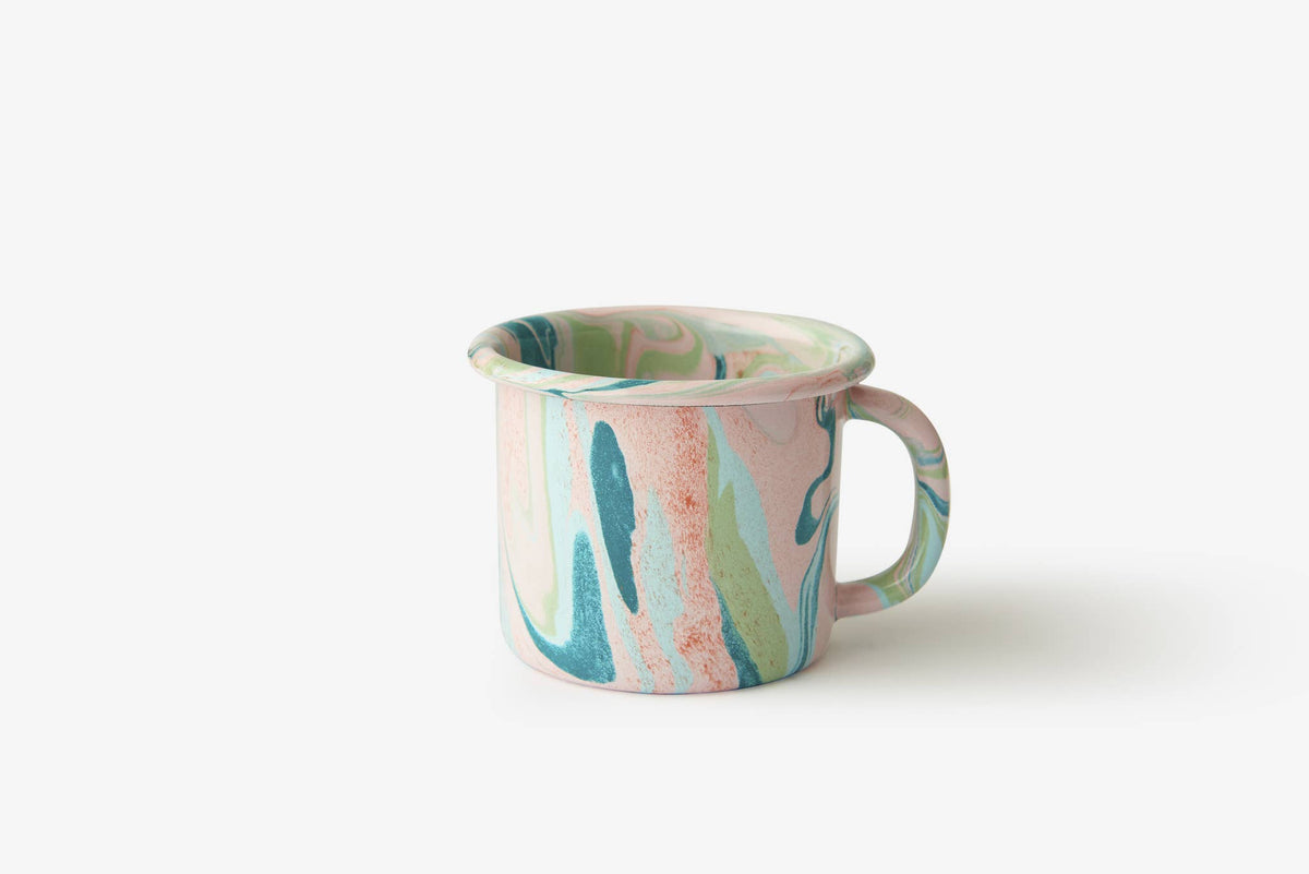 BORNN Multi Swirl Enamelware 12 oz Mug – Stonefruit Botanical